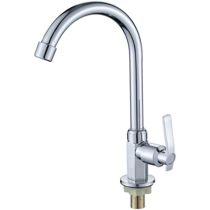 Robinet de cuisine en alliage de zinc hexagonal simple - N1001 ...