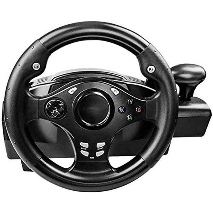 QDY Pc Volant Jeu Volant De Course, 270 Degrés Universel USB Voiture ...