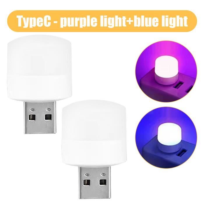 Lampe a poser,USB veilleuse 5V 1A Mini ampoule LED lampe de charge d'alimentation lampes pour ...