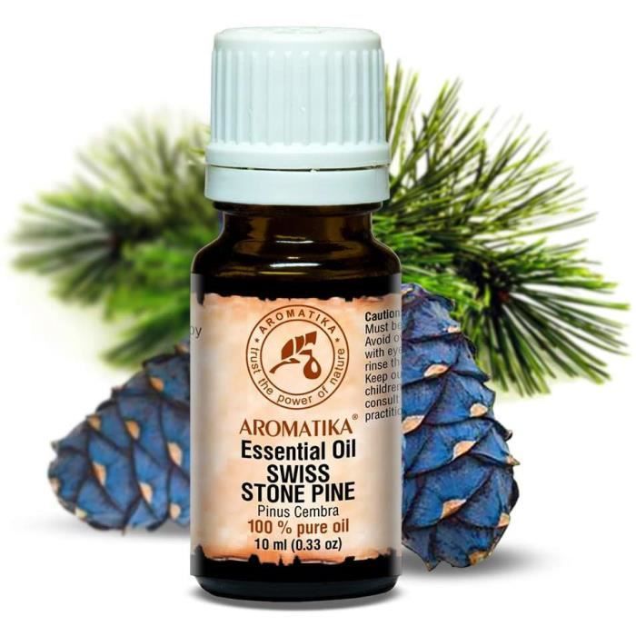 Huile Essentielle de Pin 10ml - Pinus Cembra - 100% Pur Huile de Pin ...