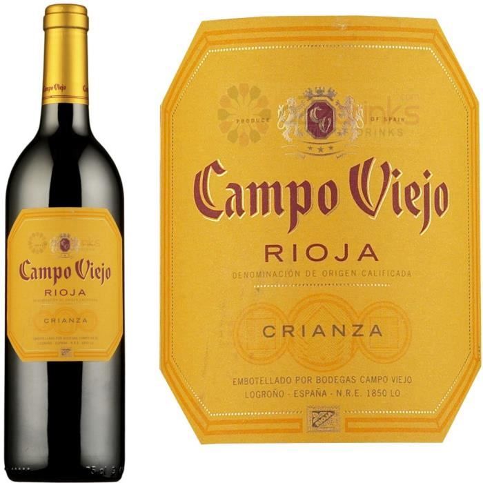 Campo Viejo Crianza Rioja - Vin rouge d'Espagne - La cave Cdiscount