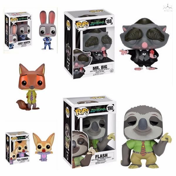 Figure 5 pièces Funko POP Zootopia Nick Judy Figure - Cdiscount Jeux ...