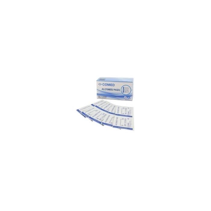 Tampons alcoolisés à 70 % Boite de 100 pièces - 1731000 - Cdiscount ...