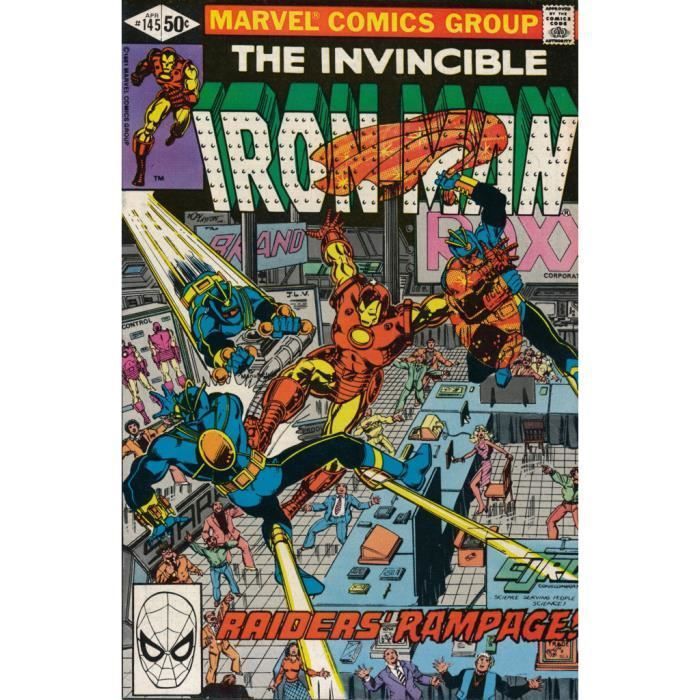 Poster Affiche The Invisible Iron Man Bande Dessinee Comics Super Hero ...