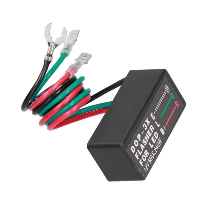 HEG Relais Flash 12Vdc 20A Flash Relais Universel Led Clignotant Relais ...