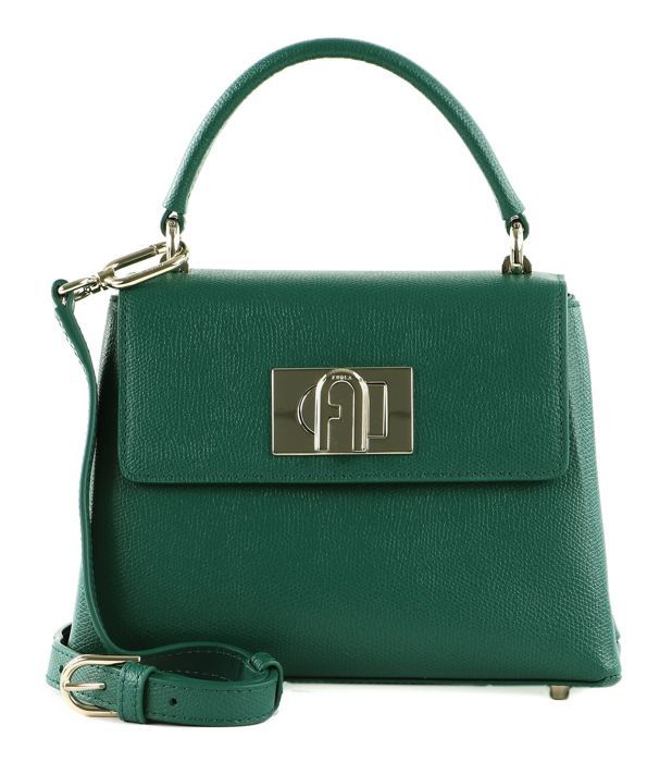 FURLA Sac à main vert sapin en cuir pour femme - 1927 Mini Top Handle ...