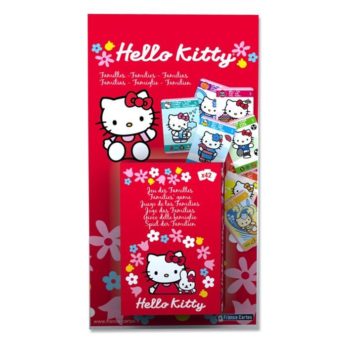 Jeu de 7 familles HELLO KITTY - MGM - Mixte - A partir de 5 ans ...