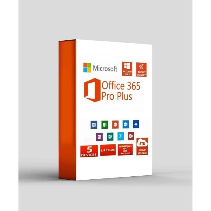 Microsoft Office 365 PRO PLUS 2019 à télécharger - Cdiscount