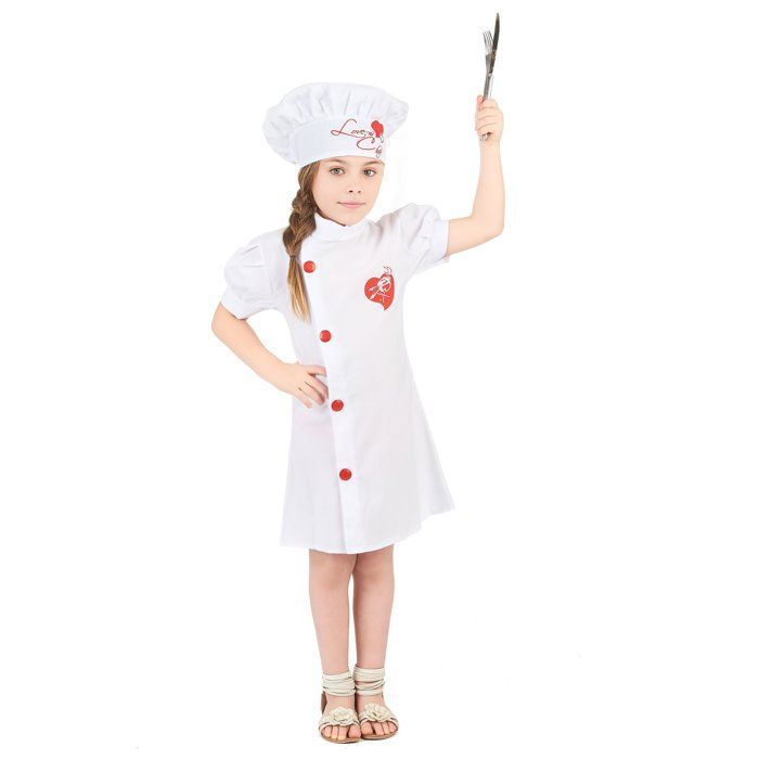 Déguisement chef cuisinier fille - Cdiscount Jeux - Jouets