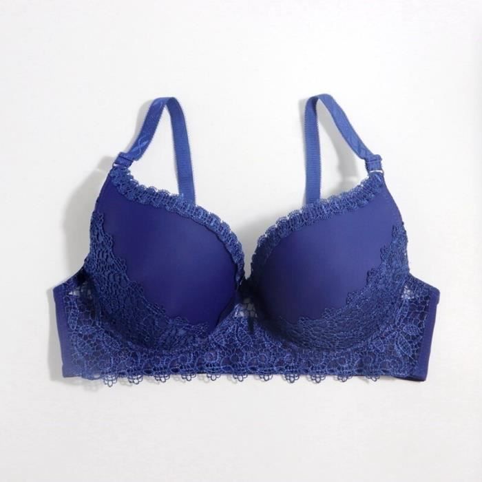 Soutien-gorge,Soutien-gorge à armatures en dentelle,grande taille ...