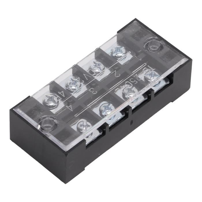 Bornier de distribution double rangée 25A 600V - QQMORA - TB-2504L ...