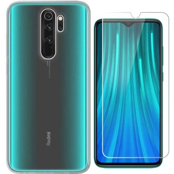 Housse Etui - Xiaomi - Redmi Note 8 Pro - Ultra Mince - Verre Trempé ...