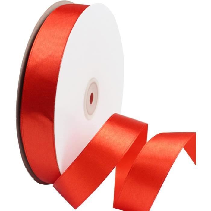 CC wonderland zone Ruban Satin Rouge(91m x 25mm) Ruban Cadeau,Ruban ...