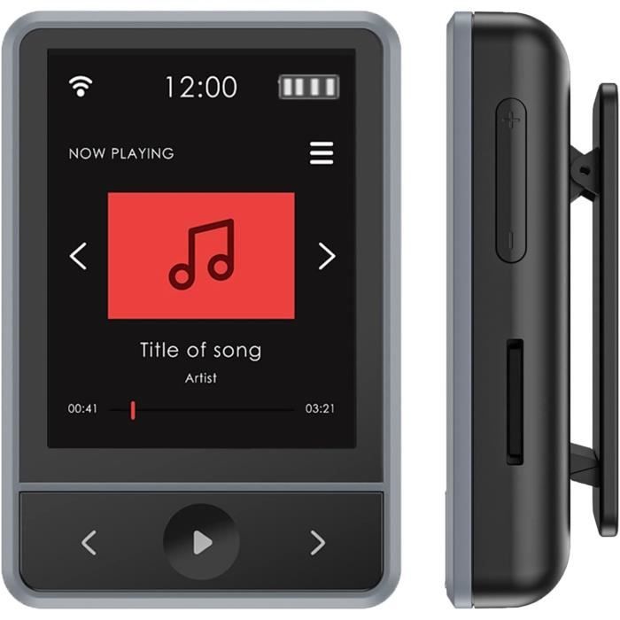 Lecteur Mp3 Avec Bluetooth 5.0, Baladeur Portable À Clip 32Gb Avec ...