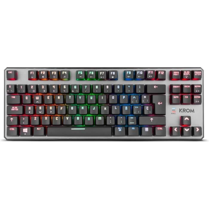 Clavier Gaming Kernel Tkl -Nxkrnltkl- Clavier Mécanique Sans Pavé ...