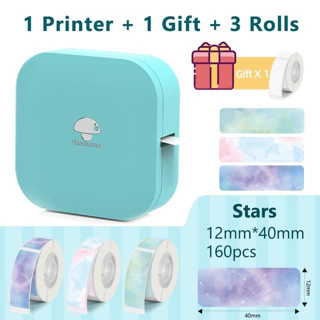 IMPRIMANTE,GN-3 rolls Star--Mini imprimante thermique sans fil ...