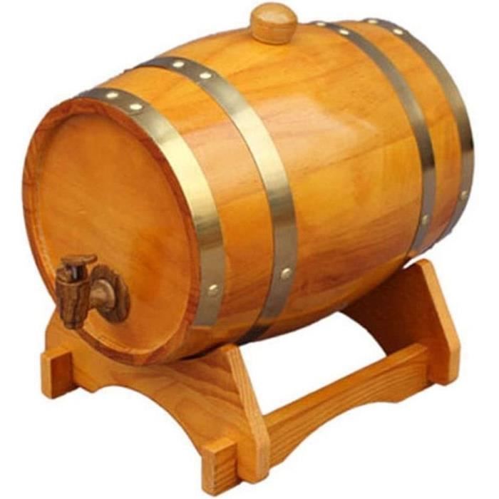 Tonneau à Vin en Chêne Whisky Vieilli Chêne Tonneau de vin, 1.5L - 3L ...