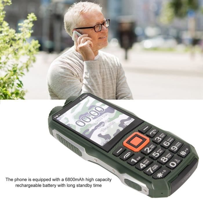 Téléphone cellulaire 2G pour aînés Téléphone portable 2G débloqué ...