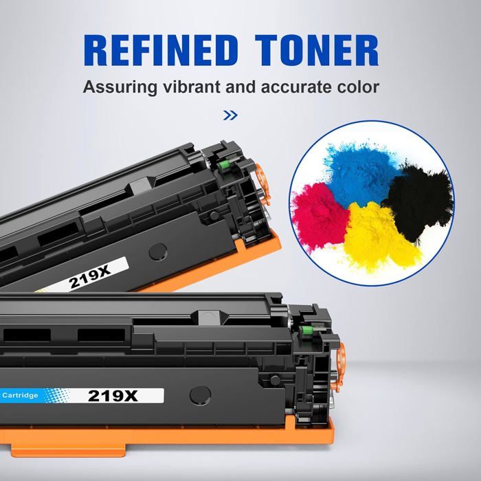 219A 219X W2190A 3302Fdw Toner: Compatible Pour Hp 219A 219X Pour Color ...