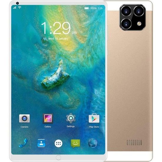 Tablette Android 8.0, Affichage d'écran HD de 8 Pouces, Dual SIM, Écran ...