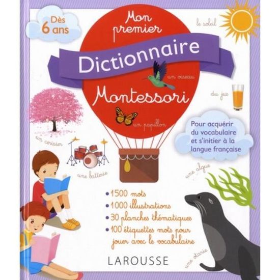 Mon premier dictionnaire Montessori - Cdiscount Jeux - Jouets