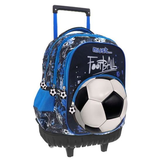 Sac a dos a roulettes Must Football 45 CM Trolley Haut de Gamme Cdiscount Bagagerie Maroquinerie