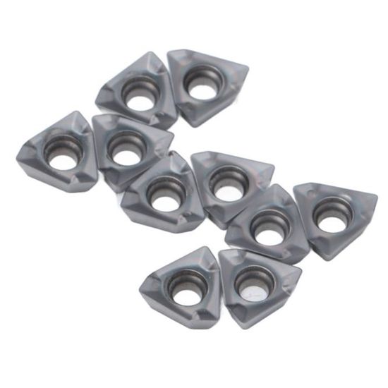 Duokon Insérer la fraise 10 pièces tournant Insert carbure cémenté tour Cutter fraisage CNC Kit ...
