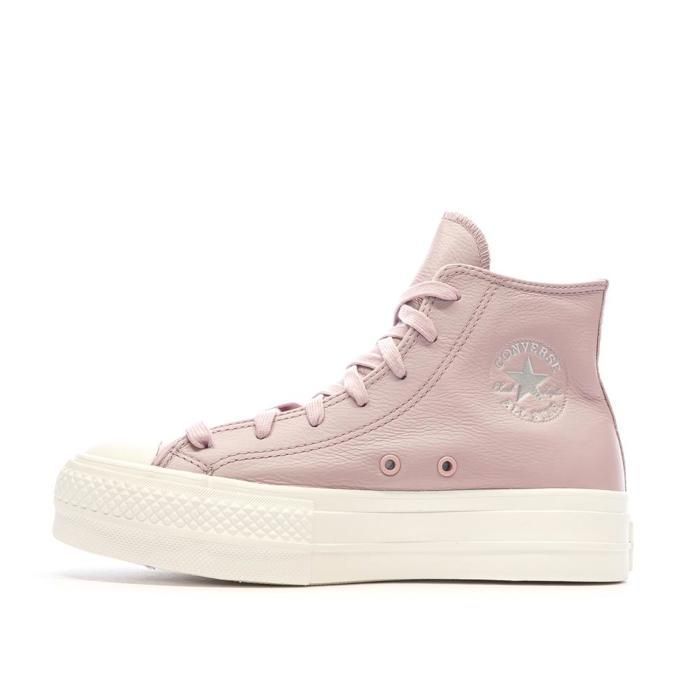 Baskets Roses Femme Converse Chuck Taylor All Star Lift A07130C Rose ...