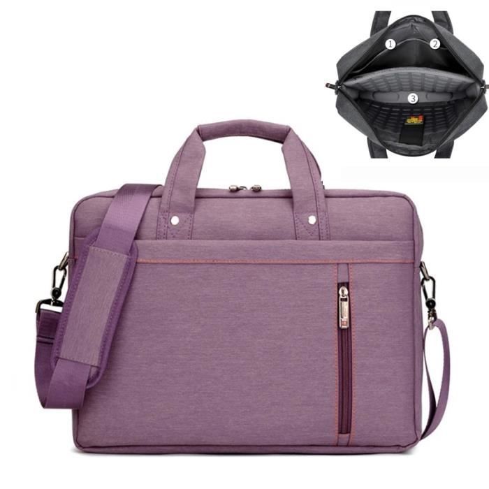 Violet - 11 pouces - Sac à main à bandoulière pour ordinateur portable ...