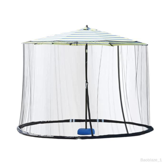 Filet de parasol de patio - Filet en maille pour parasol de camping ...
