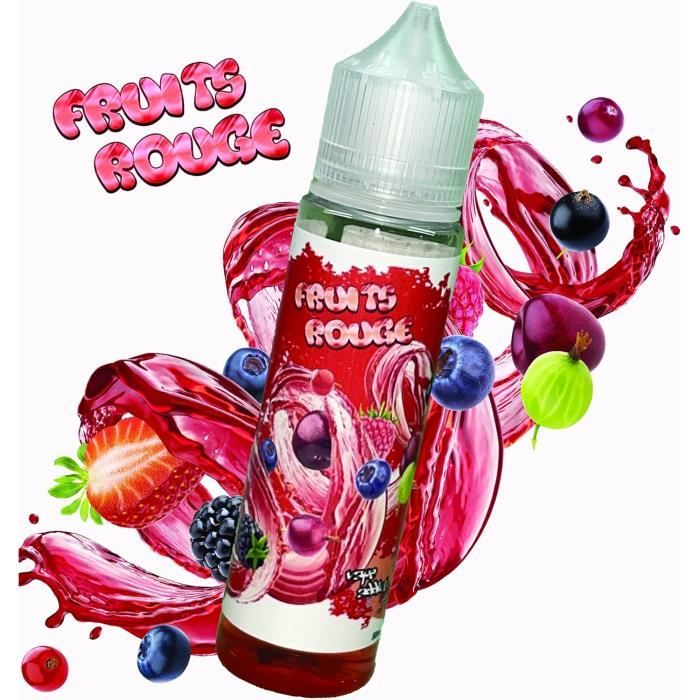 Eliquide fruits rouge (*50ML DANS UNE FIOLE DE 75ML*) 50-50 100% ...