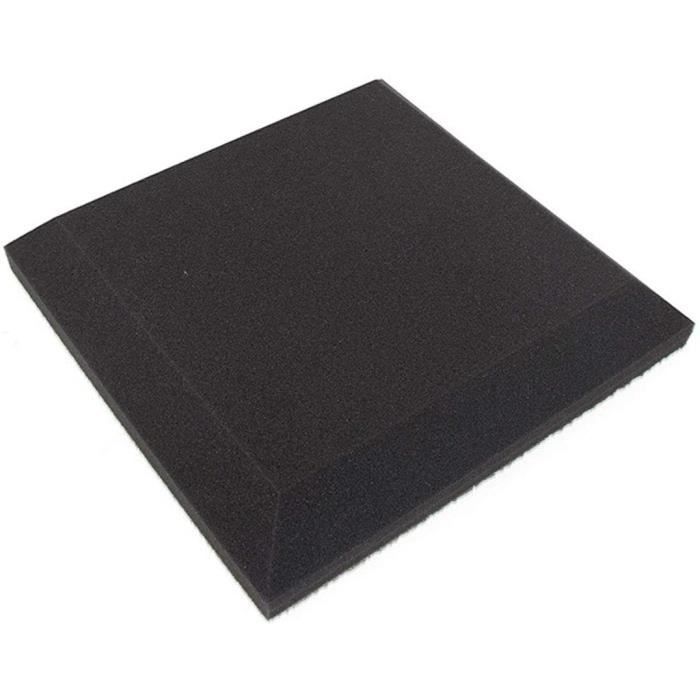 Mousse insonorisante Panneau Acoustique Noir Panneaux acoustiques ...