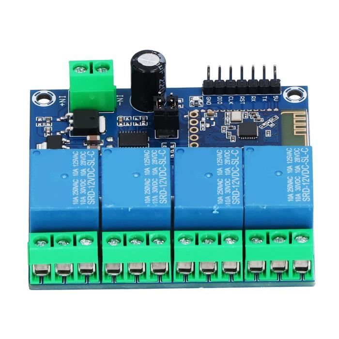 Cikonielf Module de relais 12V Module de relais Carte de télécommande ... Cikonielf Module de relais 12V Module de relais Carte de télécommande ...