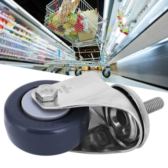 LAN Roues En Polypropylène 2 Inch Carts Wheel, 304 M12 Stainless Steel ...