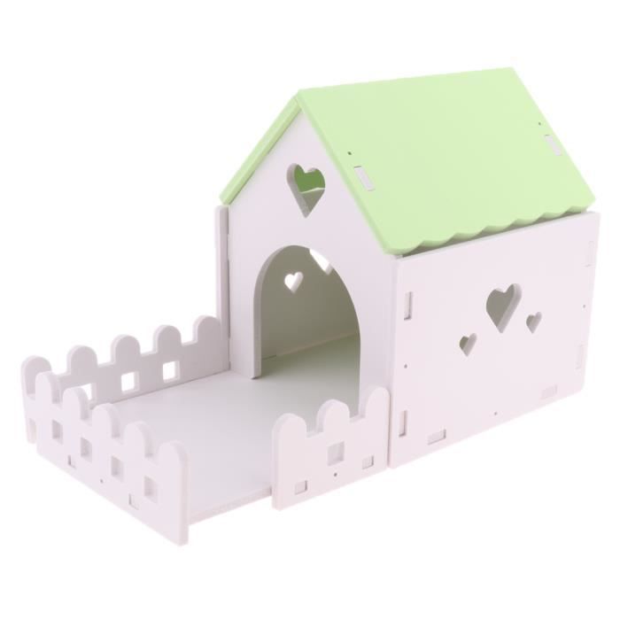 Maison en Bois pour Hamster - Villa de Hamster - Habitation pour Lapin ...