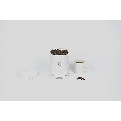 Kitchen Craft LOVELLO Coffee Canister, Ice White - LOVCOFFEEWHT ...