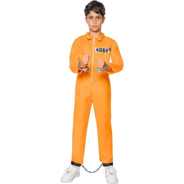 Déguisement prisonnier orange pour garçon - Funidelia - modèle 123567 ...