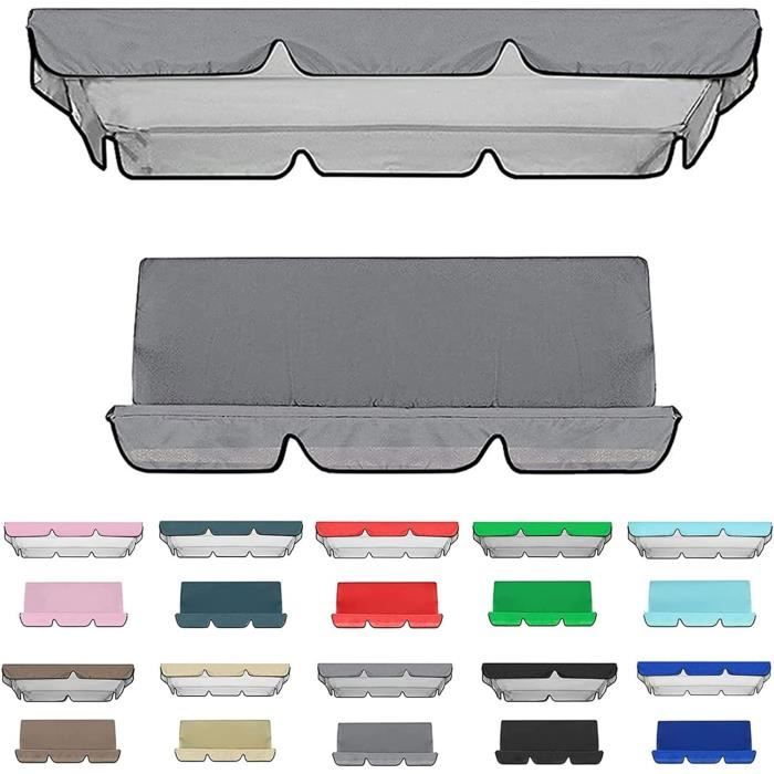 Toit de Rechange Balancelle de Jardin avec Coussialancelle 2-3 Places ...