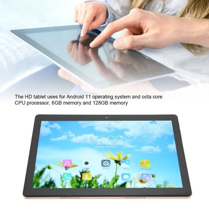 LAM-Tablette tactile intelligente 10.1" Talkable avec WiFi 2.4/5G bi ...