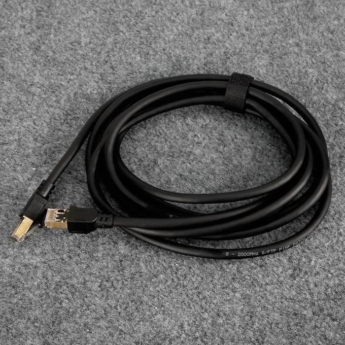 YID Patch Ethernet Cble Ethernet Cat8 RJ45, cble rond réseau, cordon de ...