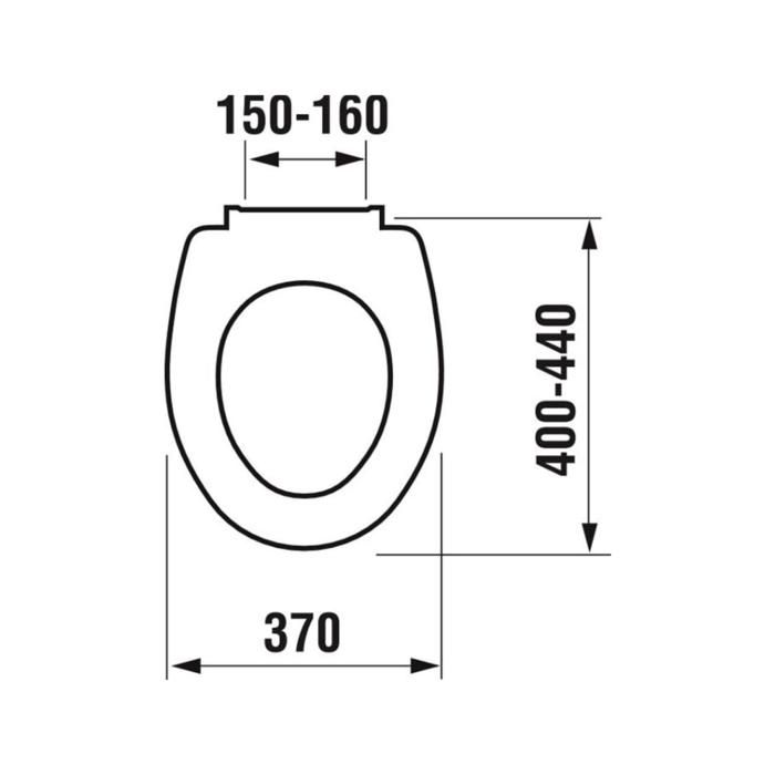 Abattant WC Jika Zeta thermoplast blanc - Cdiscount Bricolage