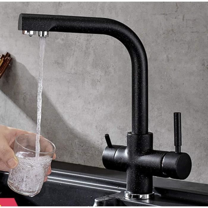 Mitigeur Cuisine 3 Voies Osmose 360° Rotatif Pour Évier Mitigeur ...