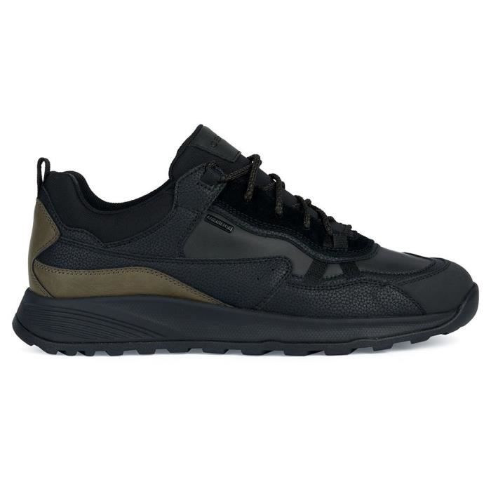 Basket GEOX Homme U Terrestre B ABX C - Cuir - Noir/Military ...