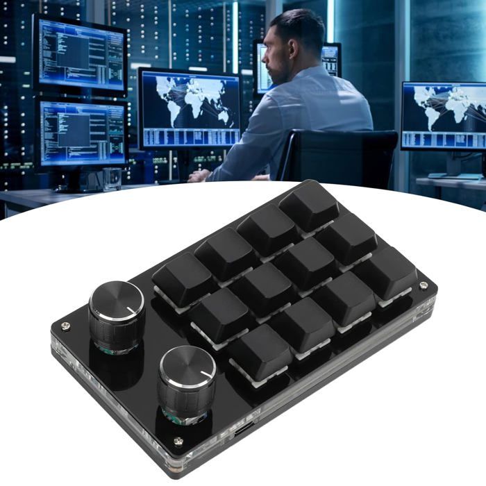Mini Clavier De Jeu Mécanique À Une Main À 12 Touches, Clavier Macro ...