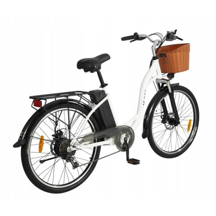 Vélo électrique - DYU - C6 - 26 pouces - Moteur 350W - Batterie 36V 12.5Ah - 70KM autonomie ...