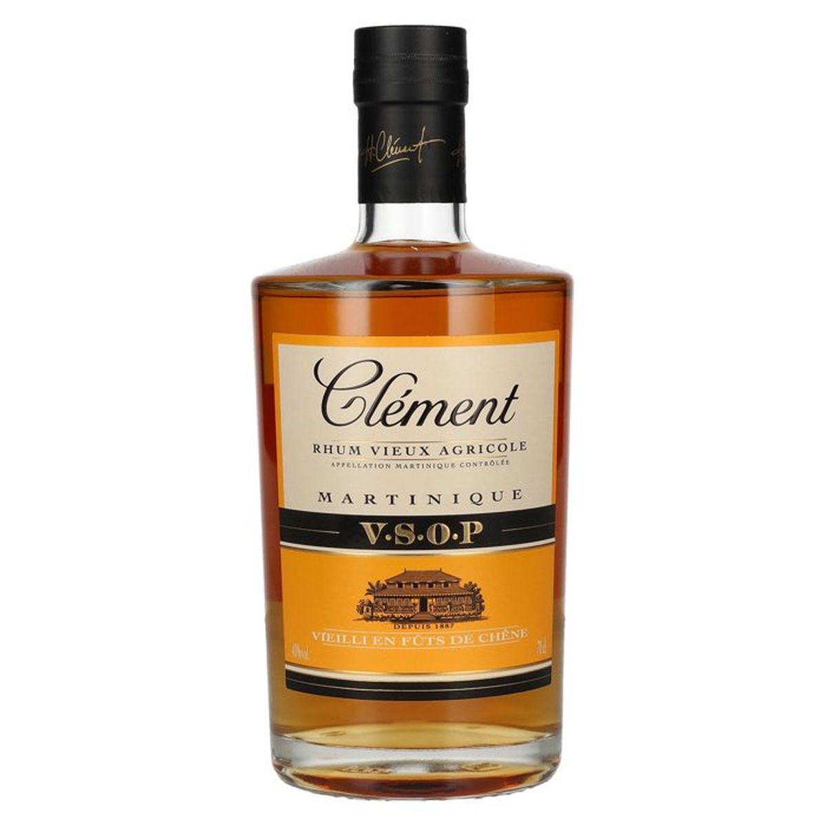 Clement Vieux Rhum Agricole Ambré VSOP - La cave Cdiscount