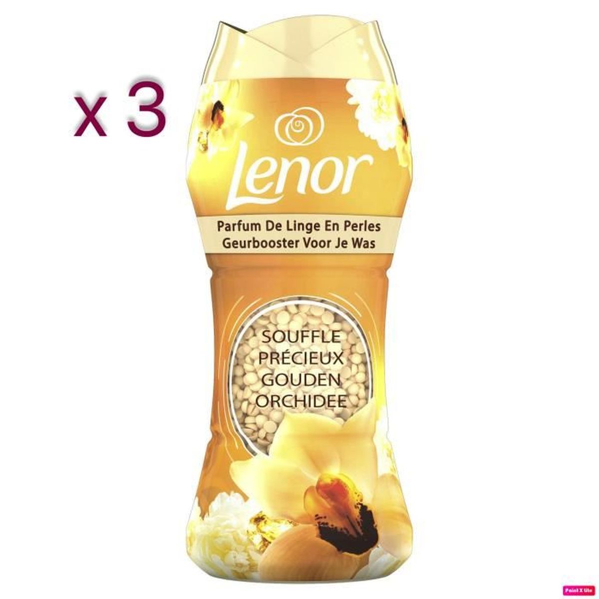 LOT DE 3 - LENOR Parfum Perles de linge Souffle Précieux Gouden ...
