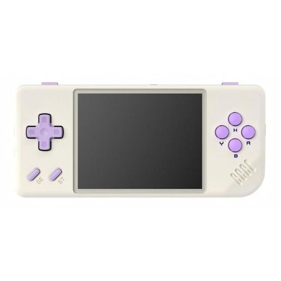 Console de jeux ANBERNICRG28XX Linux 64G TF Card 5500+ Jeux Beige blanc ...