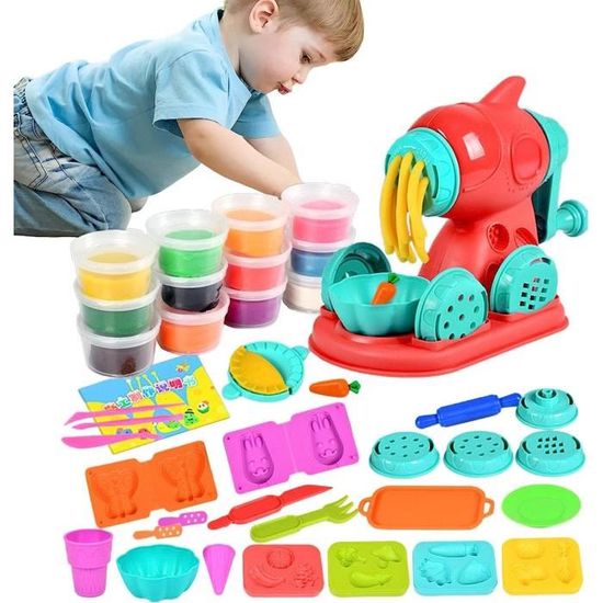Ensemble de pâte à Modeler - Kit de pâte à Modeler Riche,Machine à ...