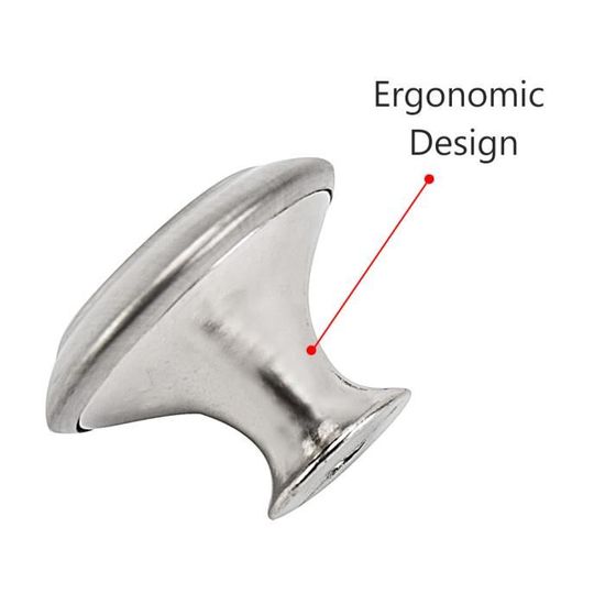 Lot de 5 Poignee Tiroir Armoir en Acier Inoxable Bouton Porte de Meuble ...